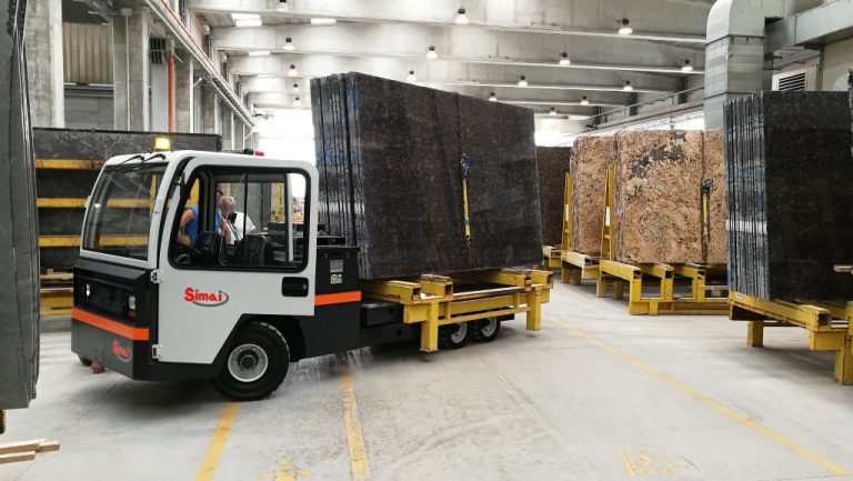 Electric platform truck SIMAI PES150 with small-lift platform – Simai