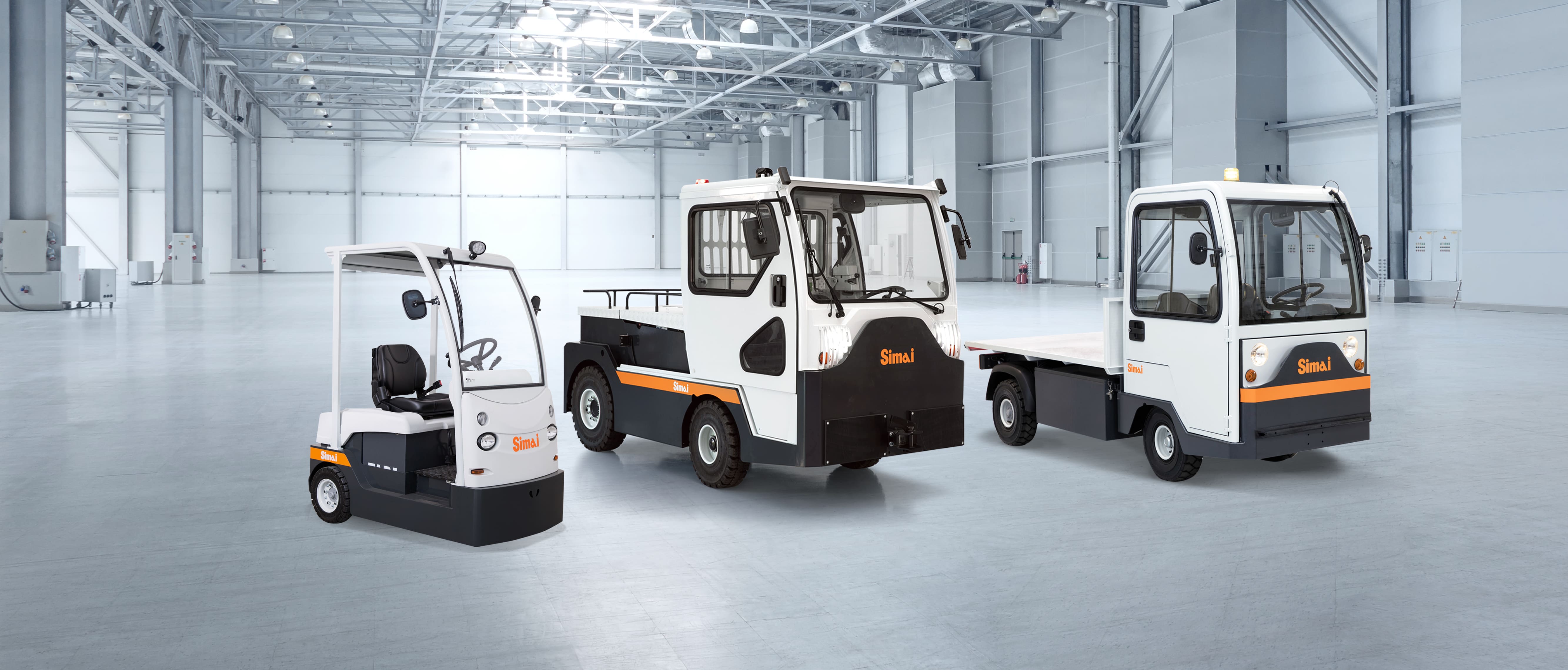 Simai – Europe's widest range of electric tow tractors and platform trucks